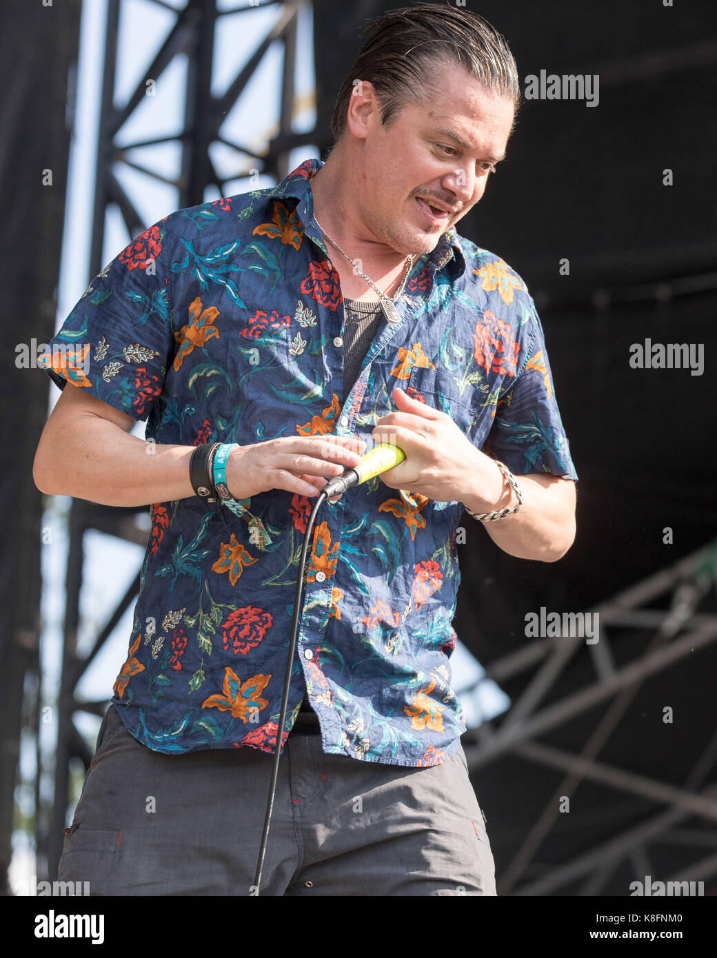Chicago, Illinois, USA. 16th Sep, 2017. MIKE PATTON of Dead Cross ...