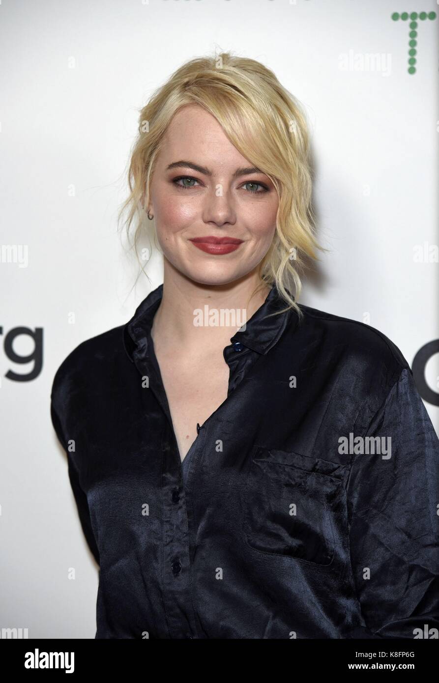 New York, NY, USA. 19th Sep, 2017. Emma Stone at arrivals for BATTLE OF ...