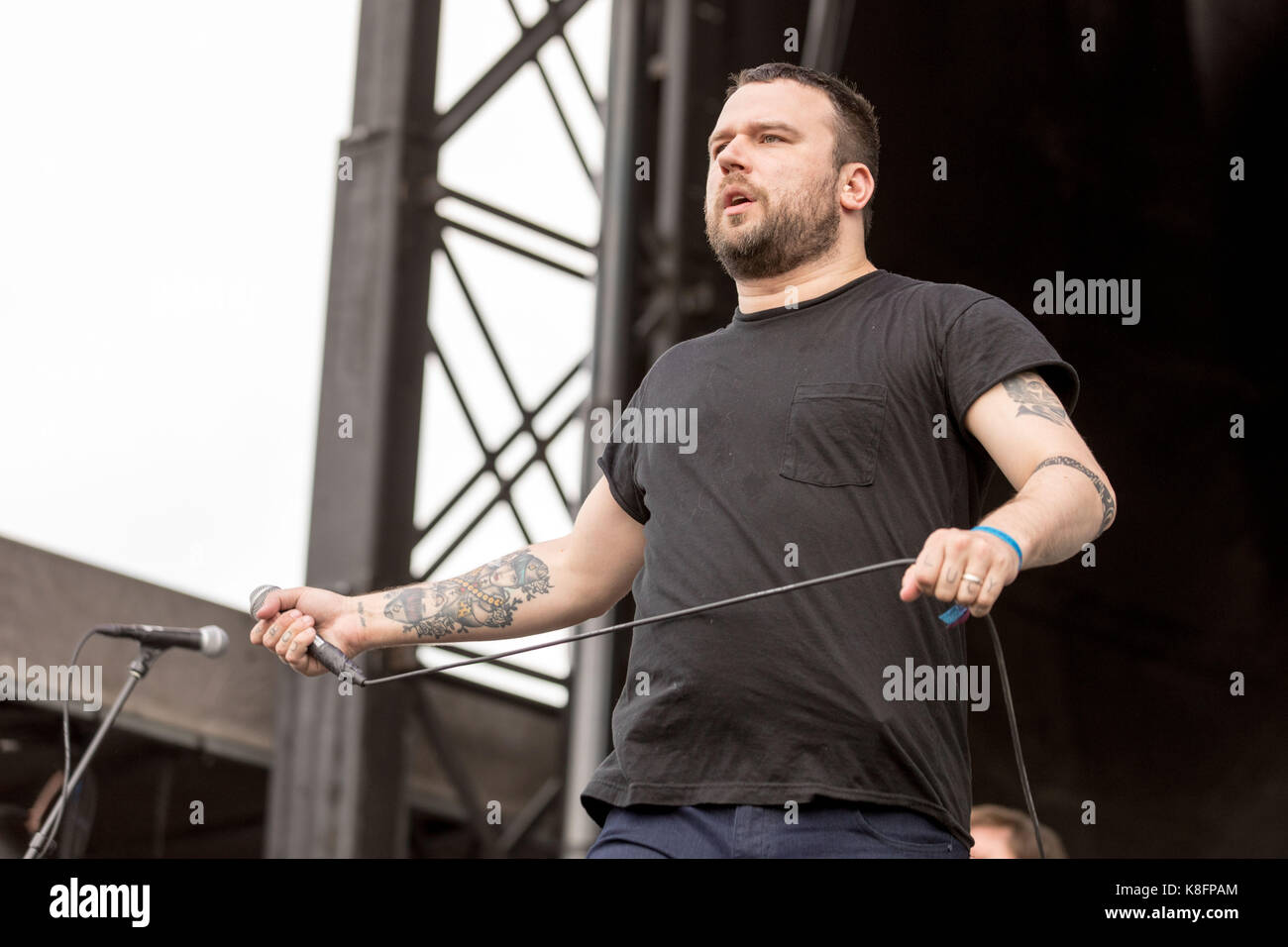 Chicago, Illinois, USA. 17th Sep, 2017. MAX BEMIS of Say Anything ...