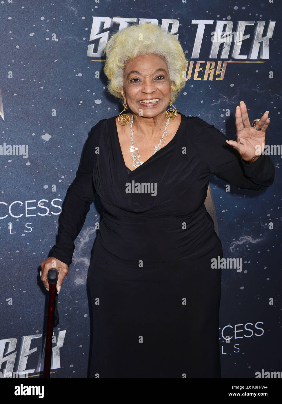 Los Angeles, USA. 19th Sep, 2017. Nichelle Nichols 009 arriving at the ...