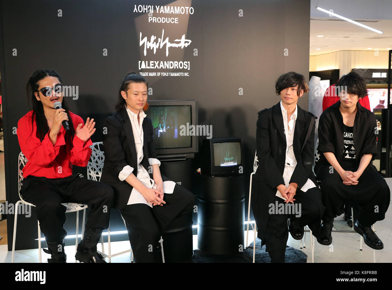Tokyo, Japan. 20th Sep, 2017. (L-R) Satoyasu Shomura, Hiroyuki Isobe ...