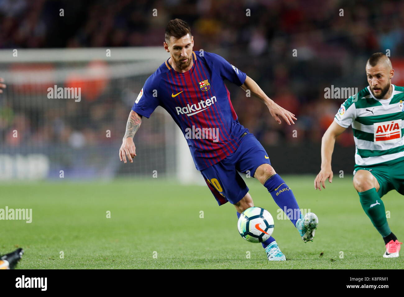 Barcelona, Spain. 19th Sep, 2017. Lionel Messi (Barcelona) Football ...