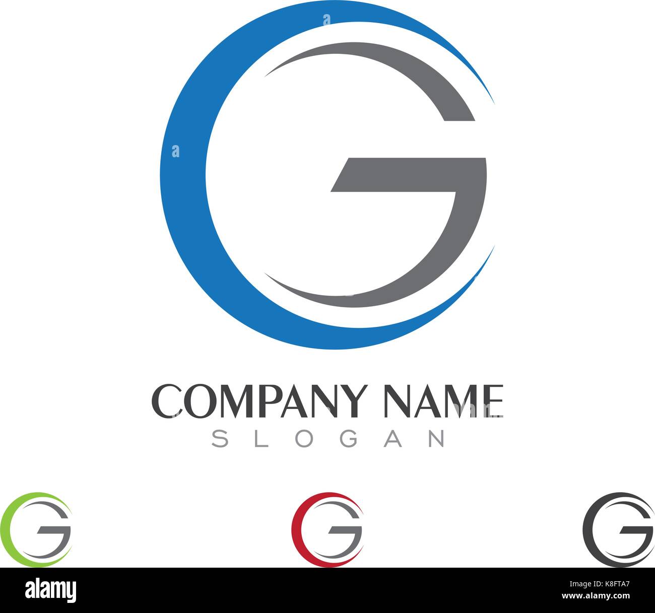 G Letter Logo Business Template Vector icon Stock Vector Image & Art ...