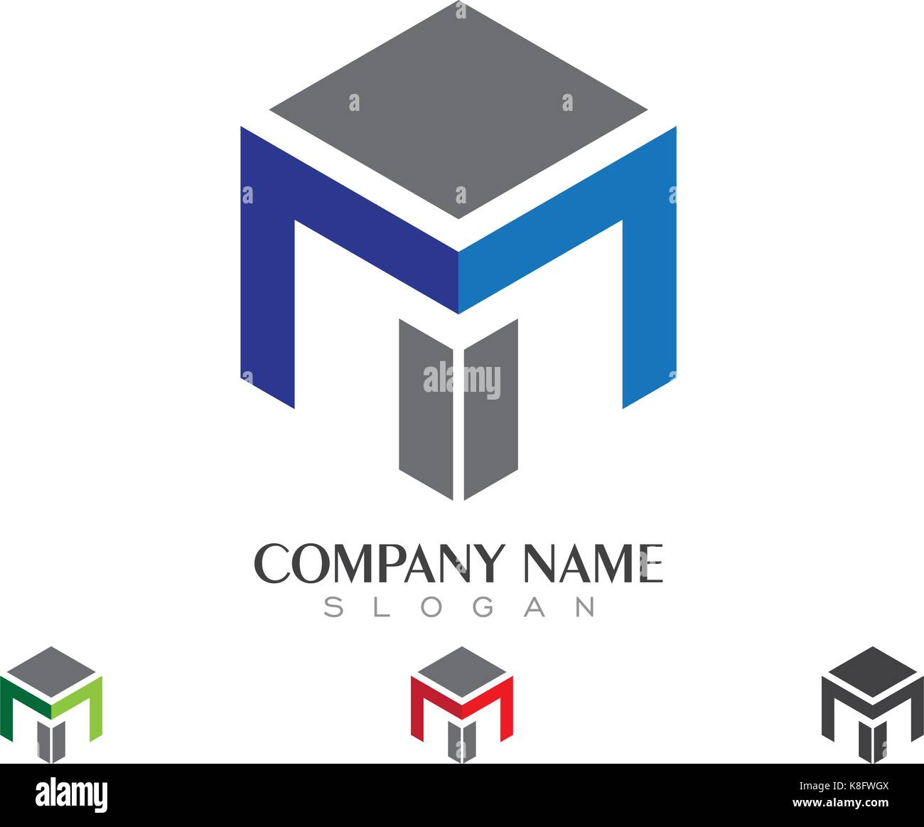 M Letter Logo Business Template Vector icon Stock Vector Image & Art ...