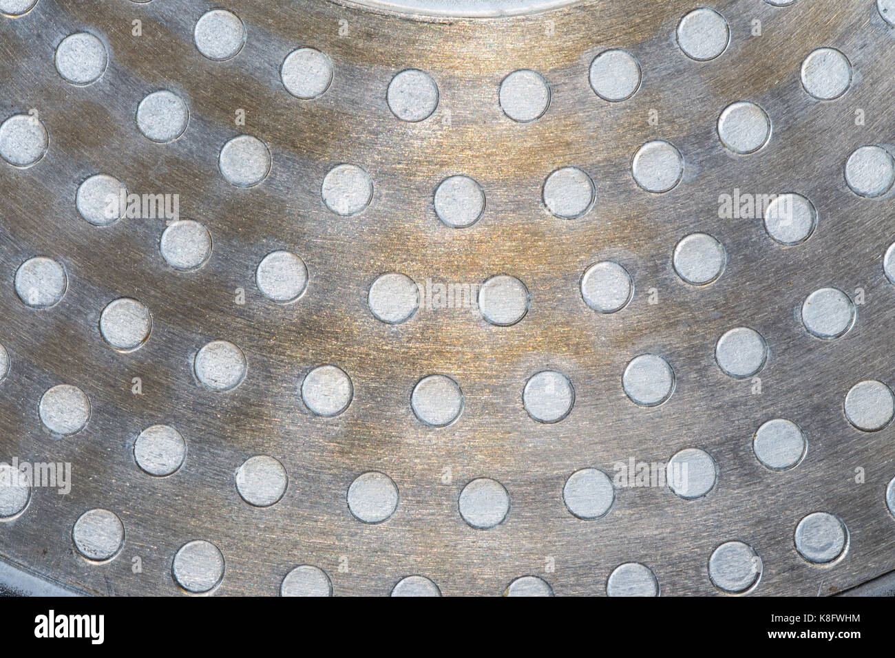 Close up bottom texture of used pan for background Stock Photo - Alamy