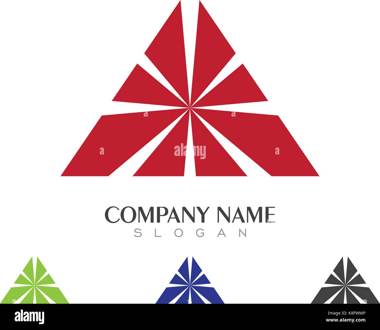 Pyramid Logo Template vector ilustration Stock Vector Image & Art - Alamy