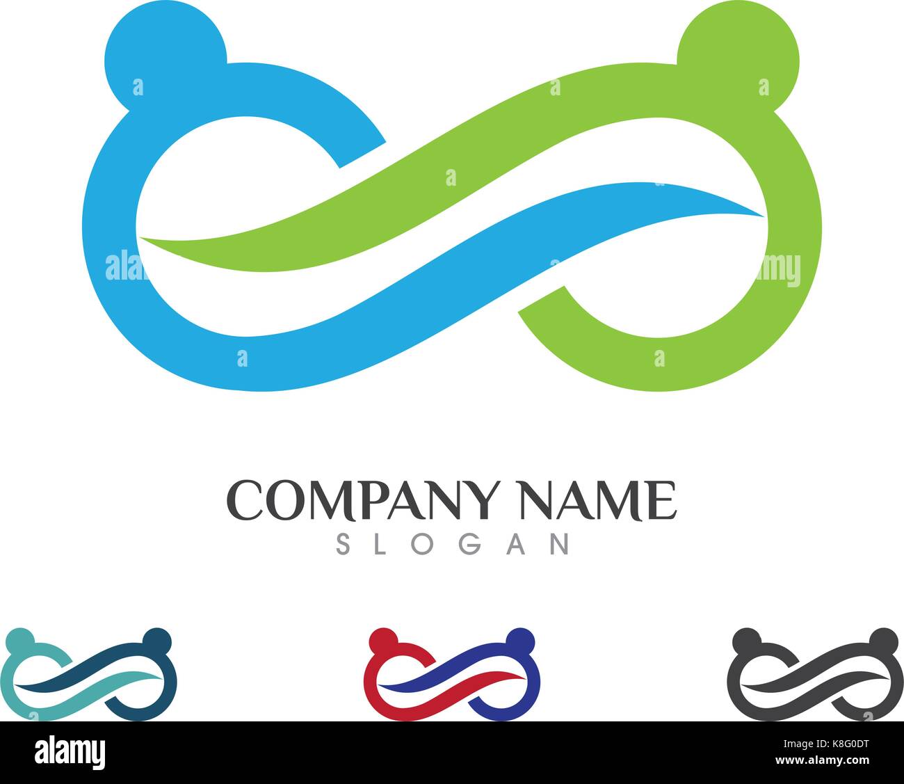 Infinity Design Infinity logo Vector Logo template Stock Vector Image ...