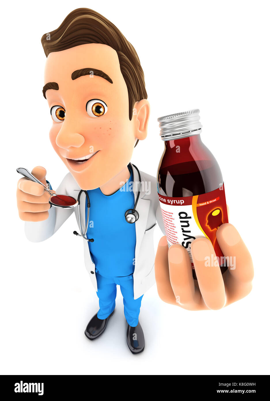 Cartoon syrup bottle hi-res stock photography and images - Alamy
