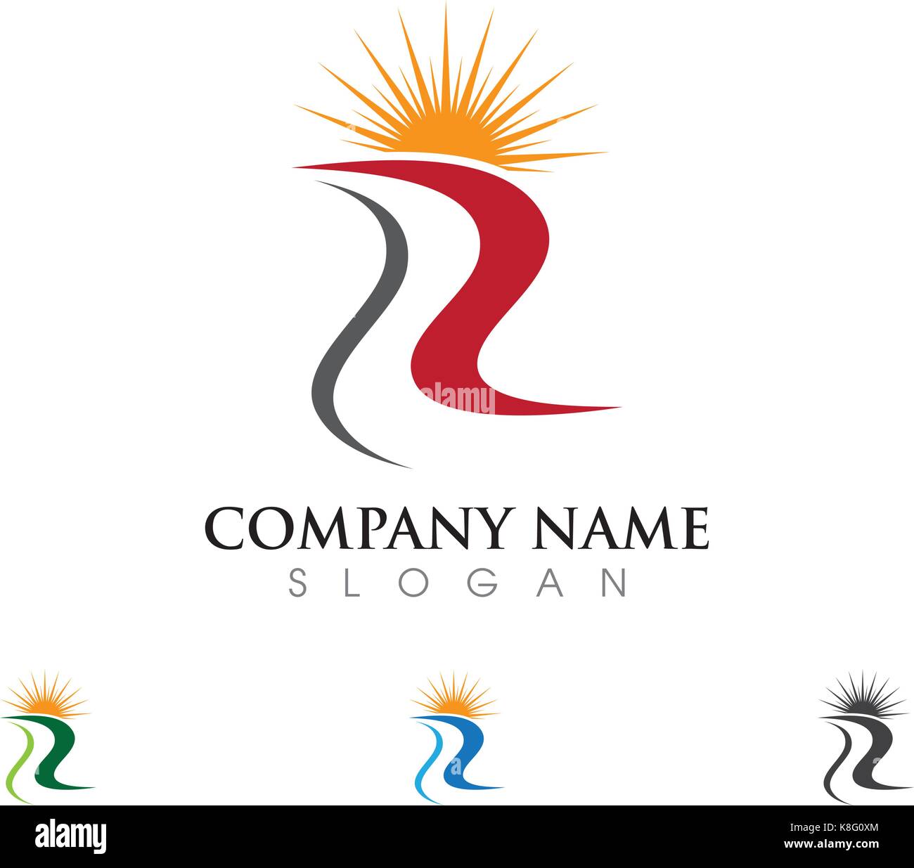 river Logo Template vector icon illustration Stock Vector Image & Art ...