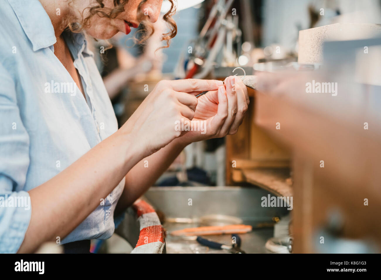 Shaping of metal hi-res stock photography and images - Alamy