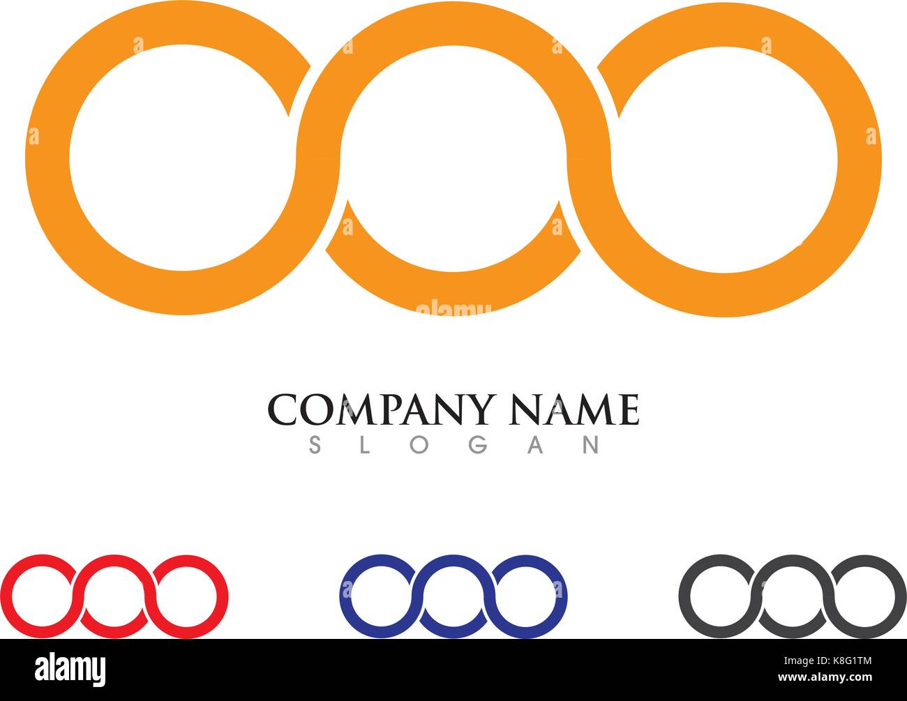 Infinity Design Infinity logo Vector Logo template Stock Vector Image ...