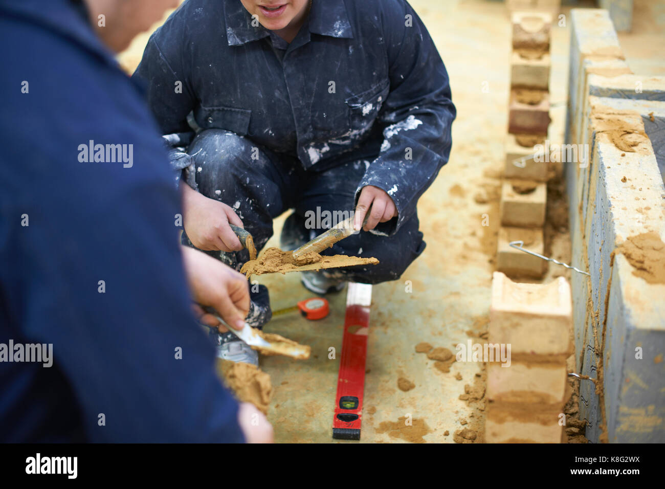 Vocational training bricklayer hi-res stock photography and images - Alamy