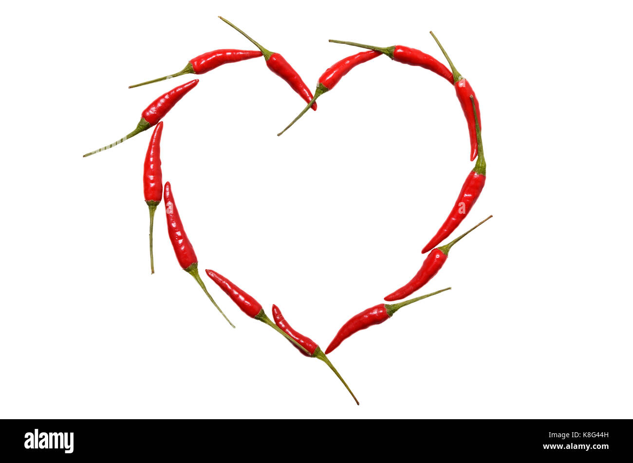 heart from peppers Stock Photo - Alamy