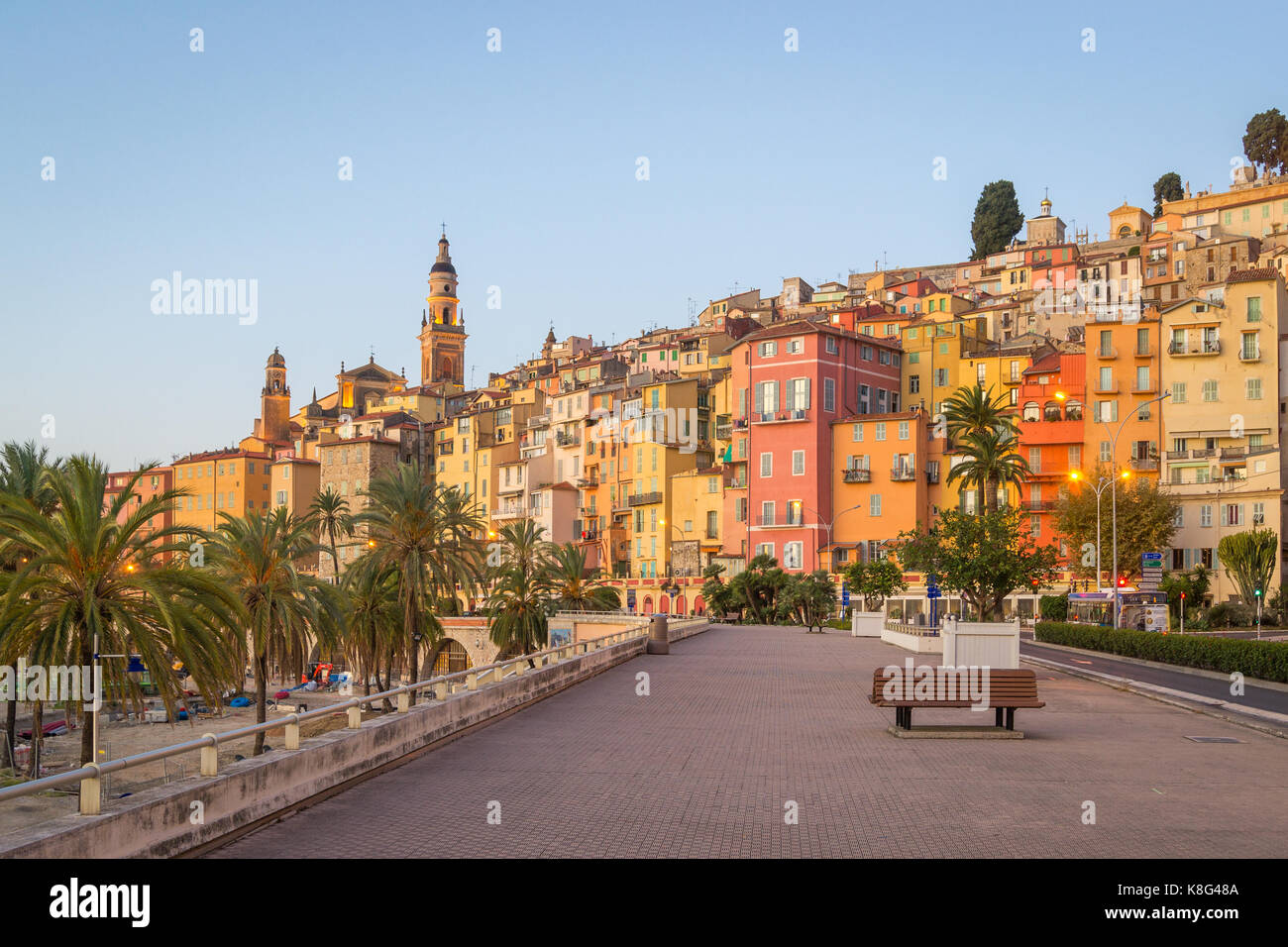 Menton - France Stock Photo - Alamy
