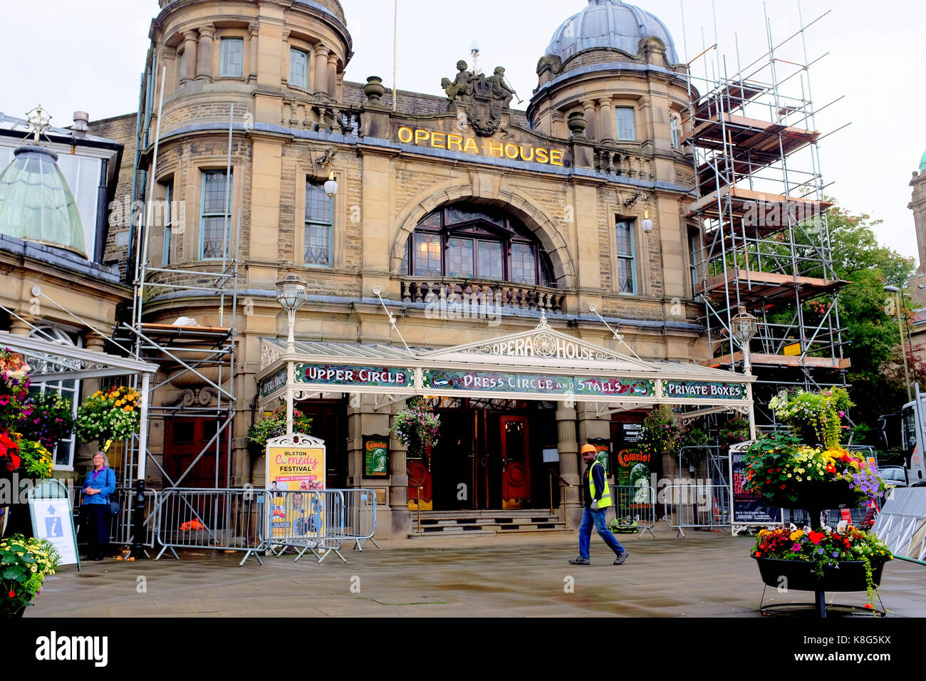 Buxton, Derbyshire, UK. August 23, 2017. The Opera house was designed ...