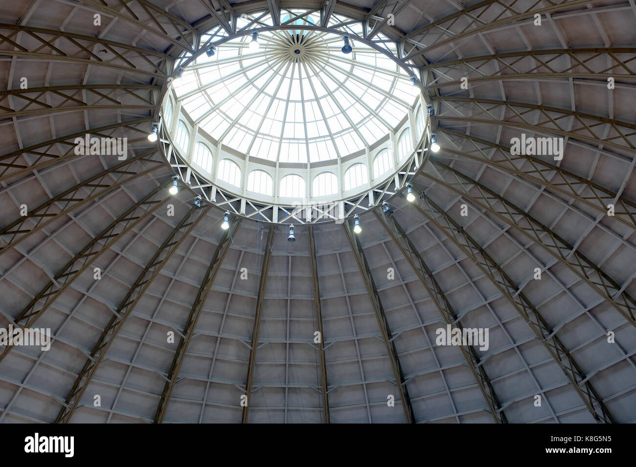 Buxton, Derbyshire, UK. August 23, 2017. The Devonshire Dome designed ...