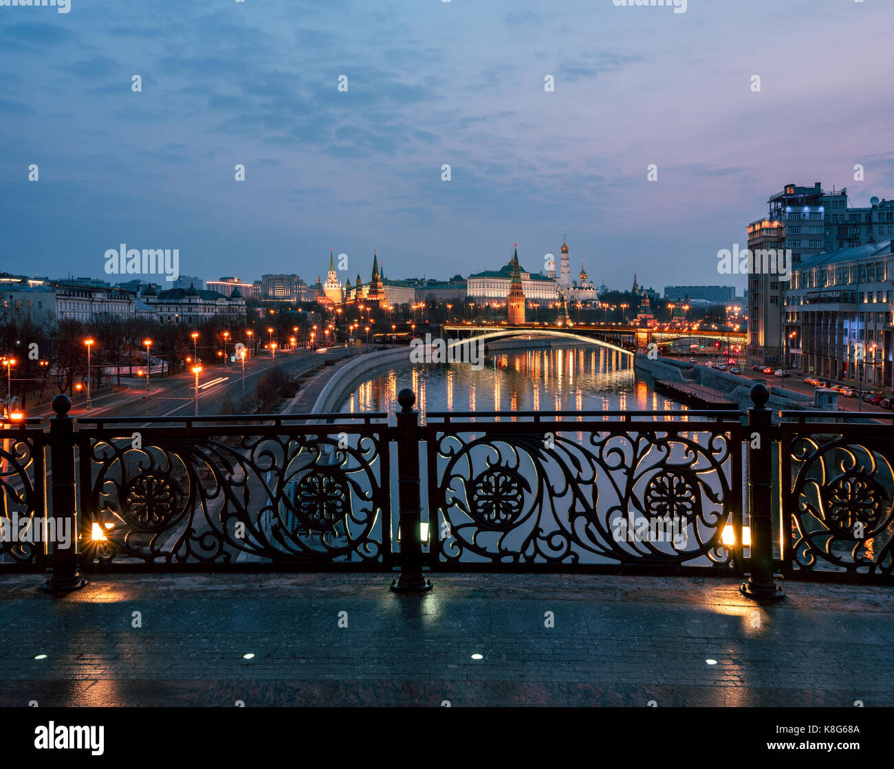Early morning in Russia. Sunrise above Kremlin Stock Photo - Alamy