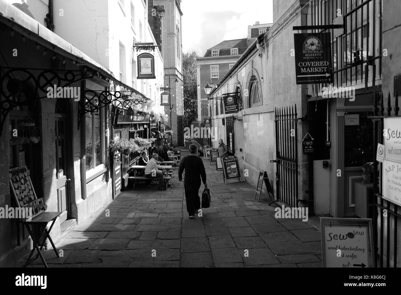 Nicholas market Black and White Stock Photos & Images - Alamy
