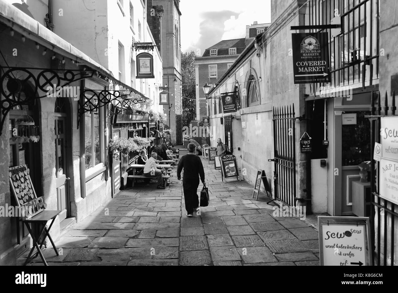 Nicholas market Black and White Stock Photos & Images - Alamy