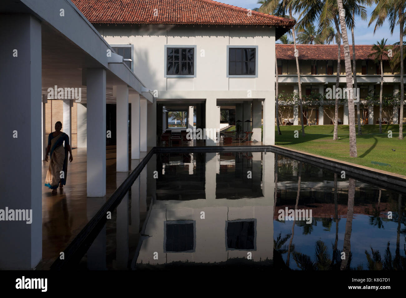blue water hotel wadduwa western province sri lanka Stock Photo - Alamy