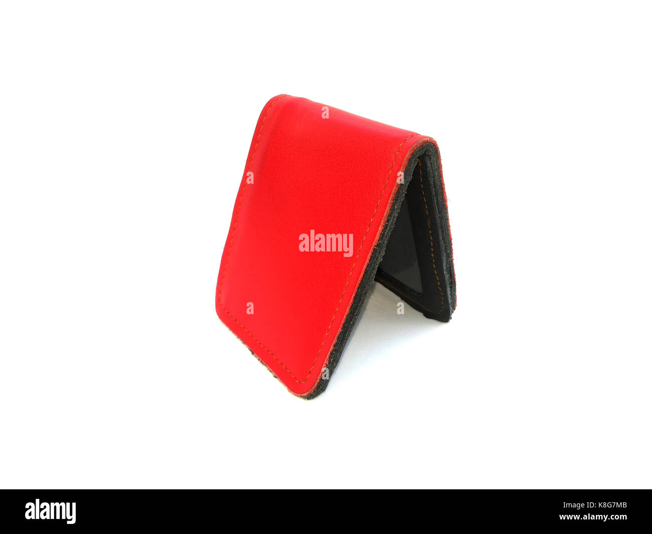 Red Wallet on isolated Stock Photo - Alamy
