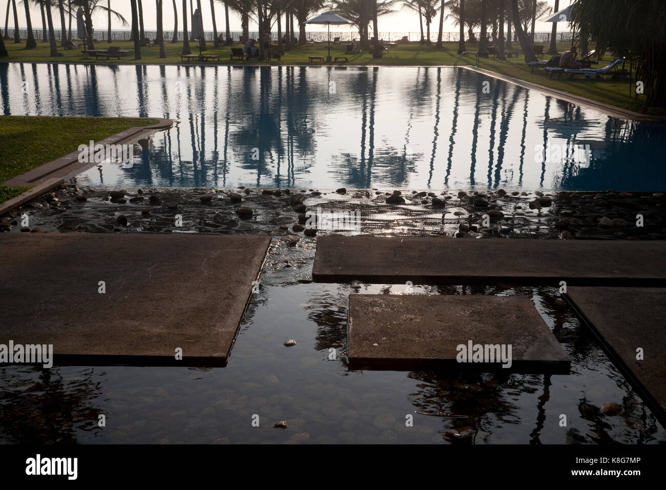 blue water hotel wadduwa western province sri lanka Stock Photo - Alamy