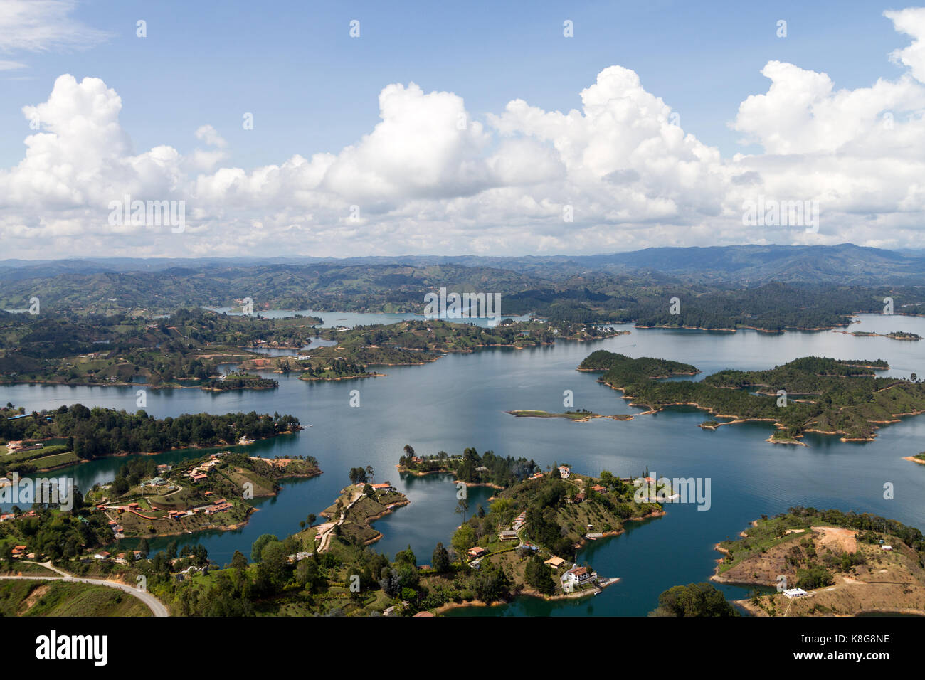 Guatape Lake, Colombia Stock Photo - Alamy
