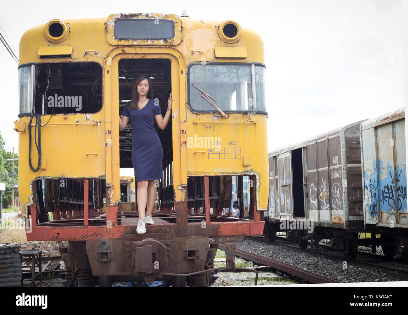 Stylish thai lady hi-res stock photography and images - Alamy