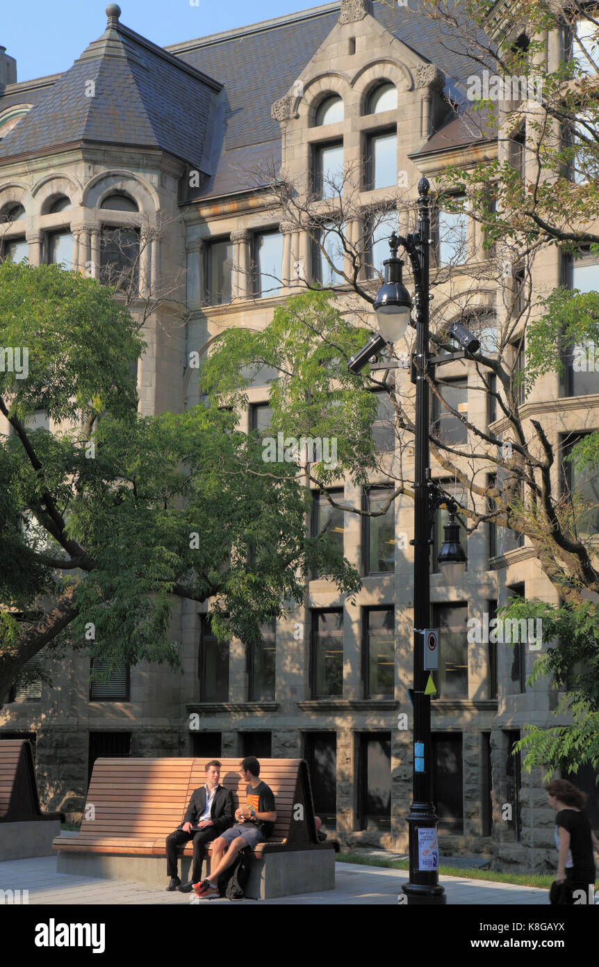 Canada, Quebec, Montreal, McGill University, Redpath Hall, McTavish ...