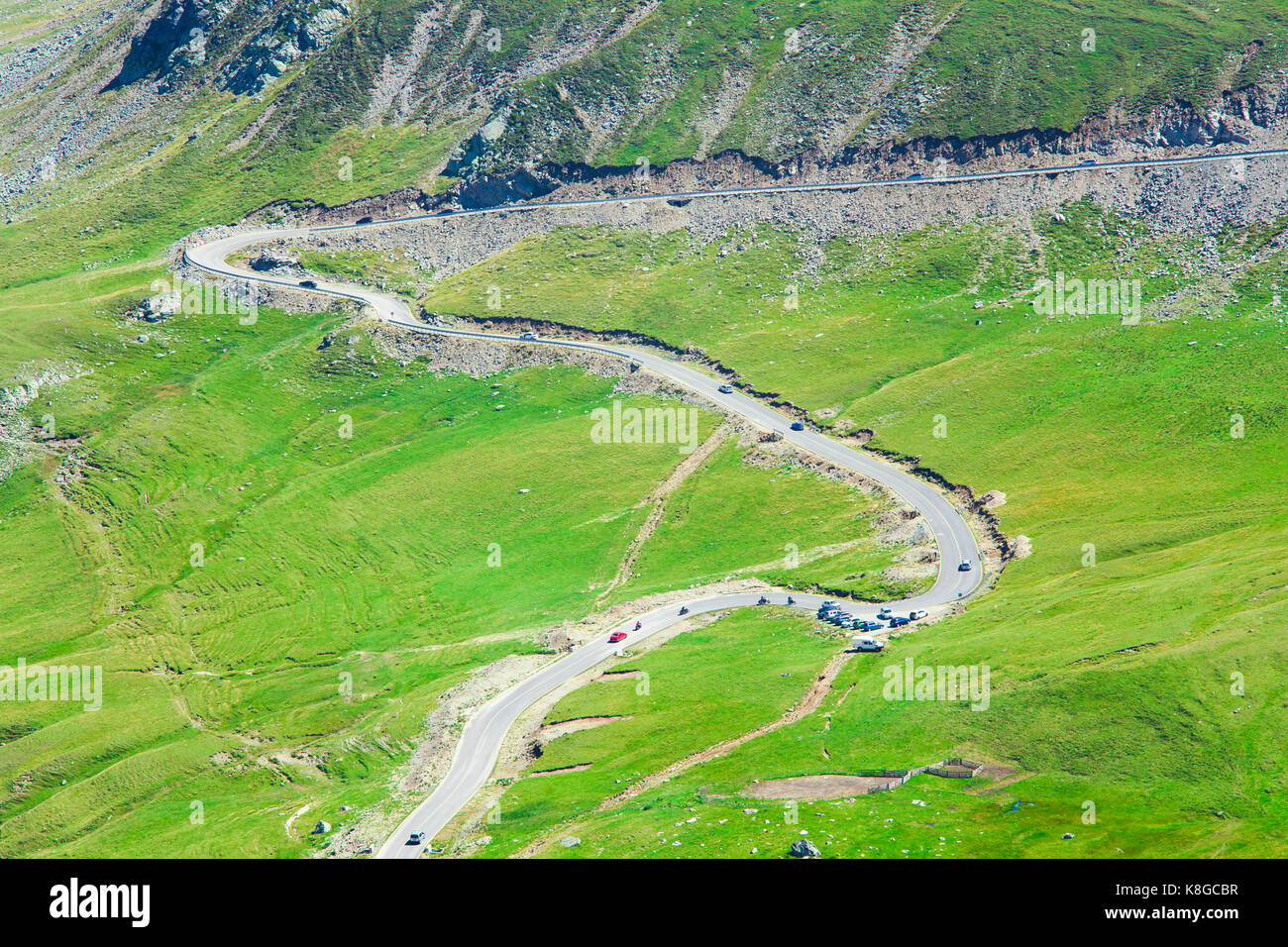 Transalpina mountain highway in Romania Stock Photo - Alamy