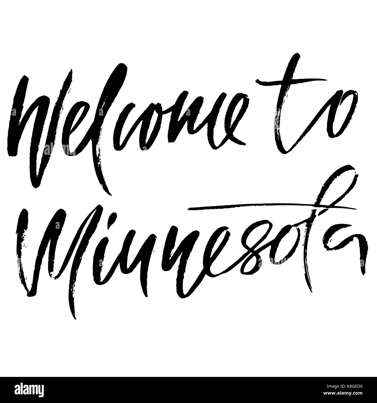 Minnesota outline vector hi-res stock photography and images - Alamy