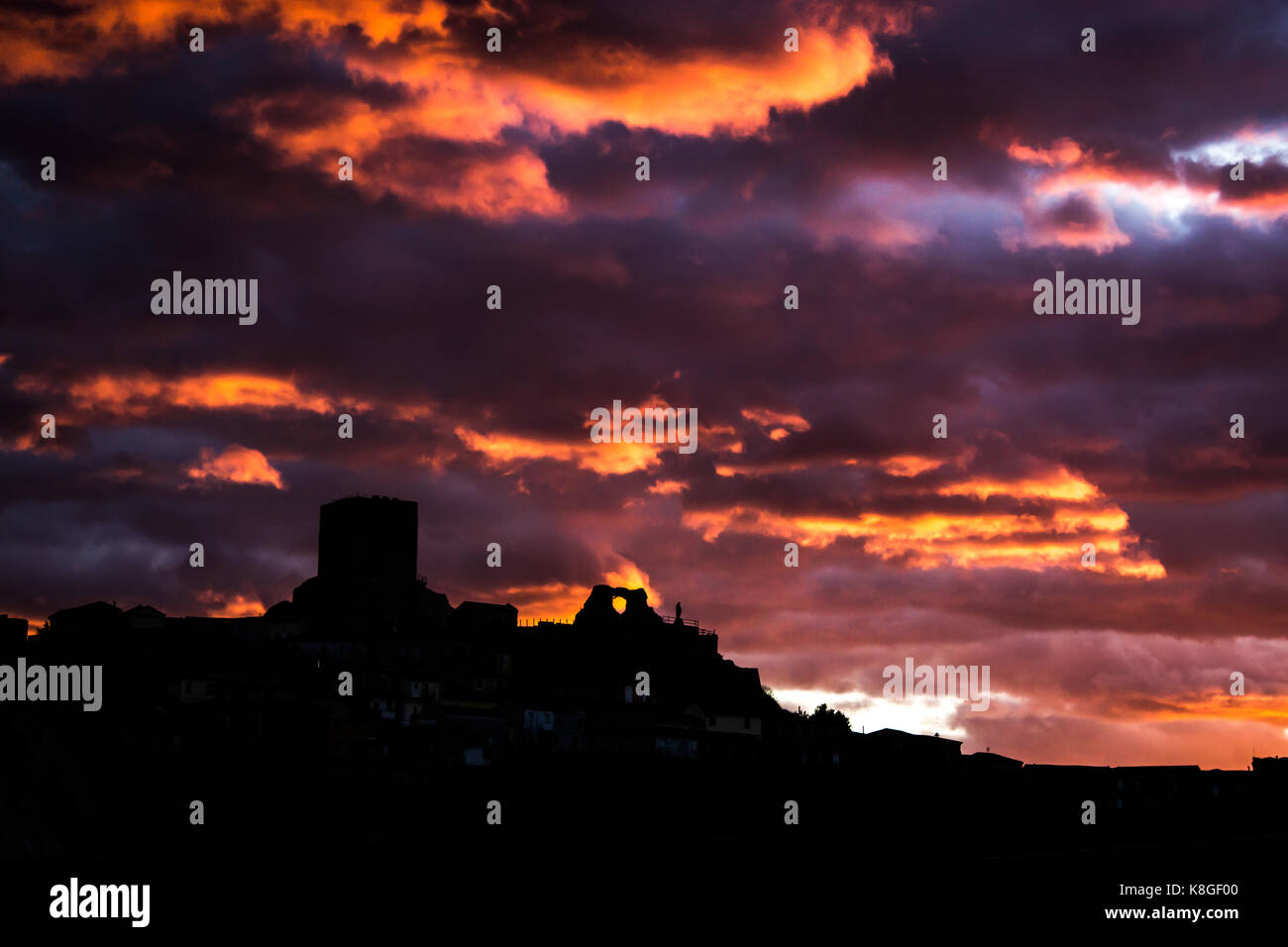 D'Aquino's Castle, Belcastro (CZ), Italy Stock Photo - Alamy