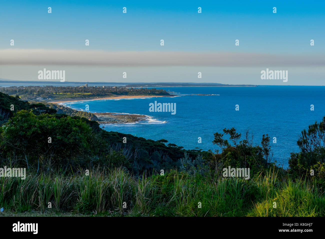 At Crackneck Lookout, overlooking the ocean Stock Photo - Alamy