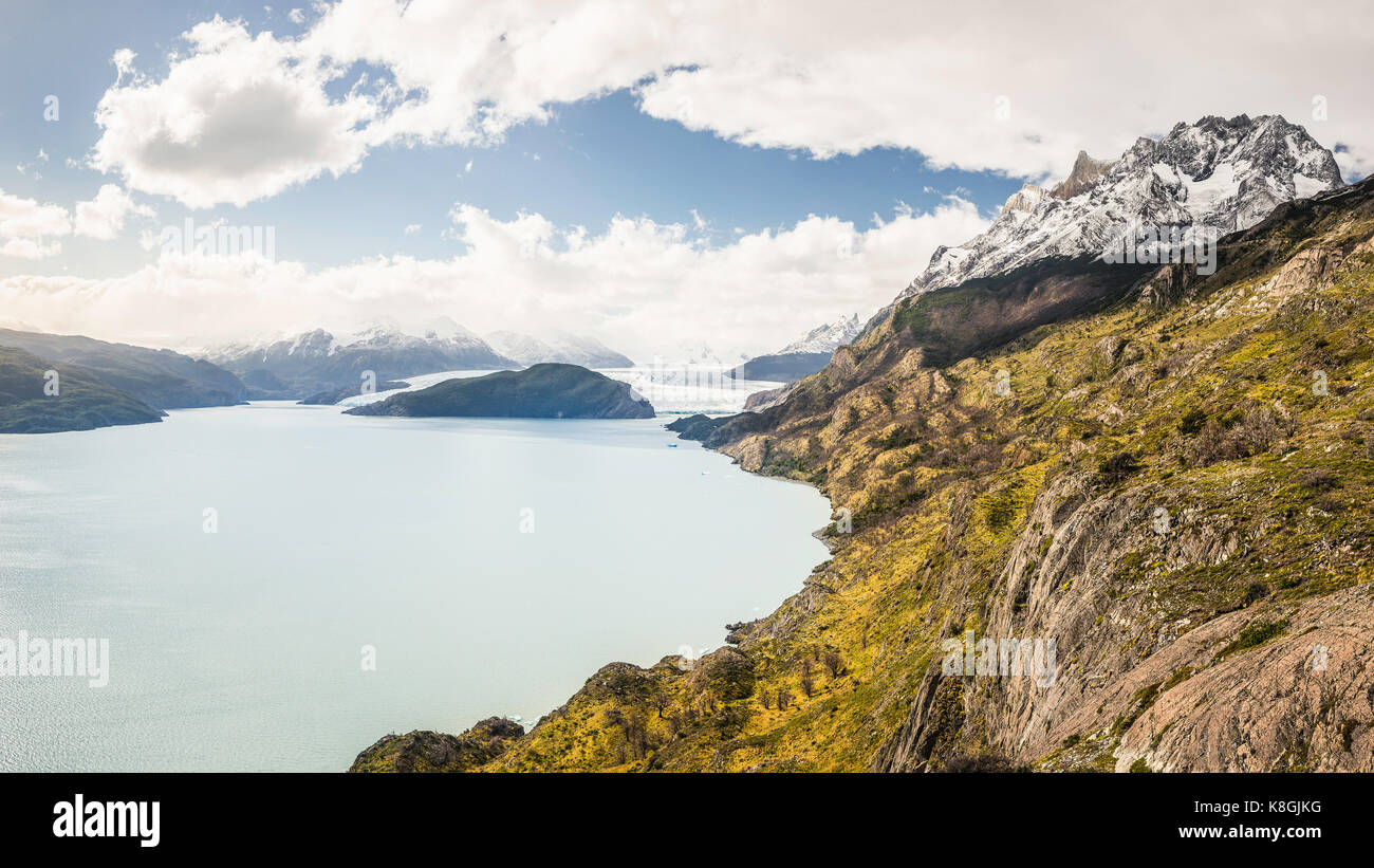 Grey lake glacier in del hi-res stock photography and images - Alamy