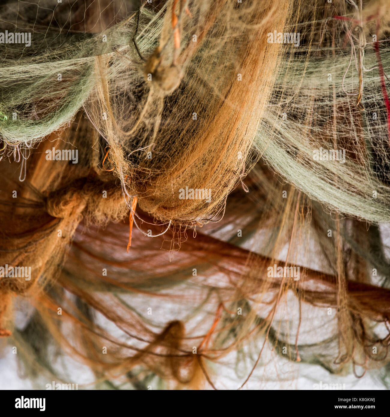 Fishing nets, close up Stock Photo - Alamy