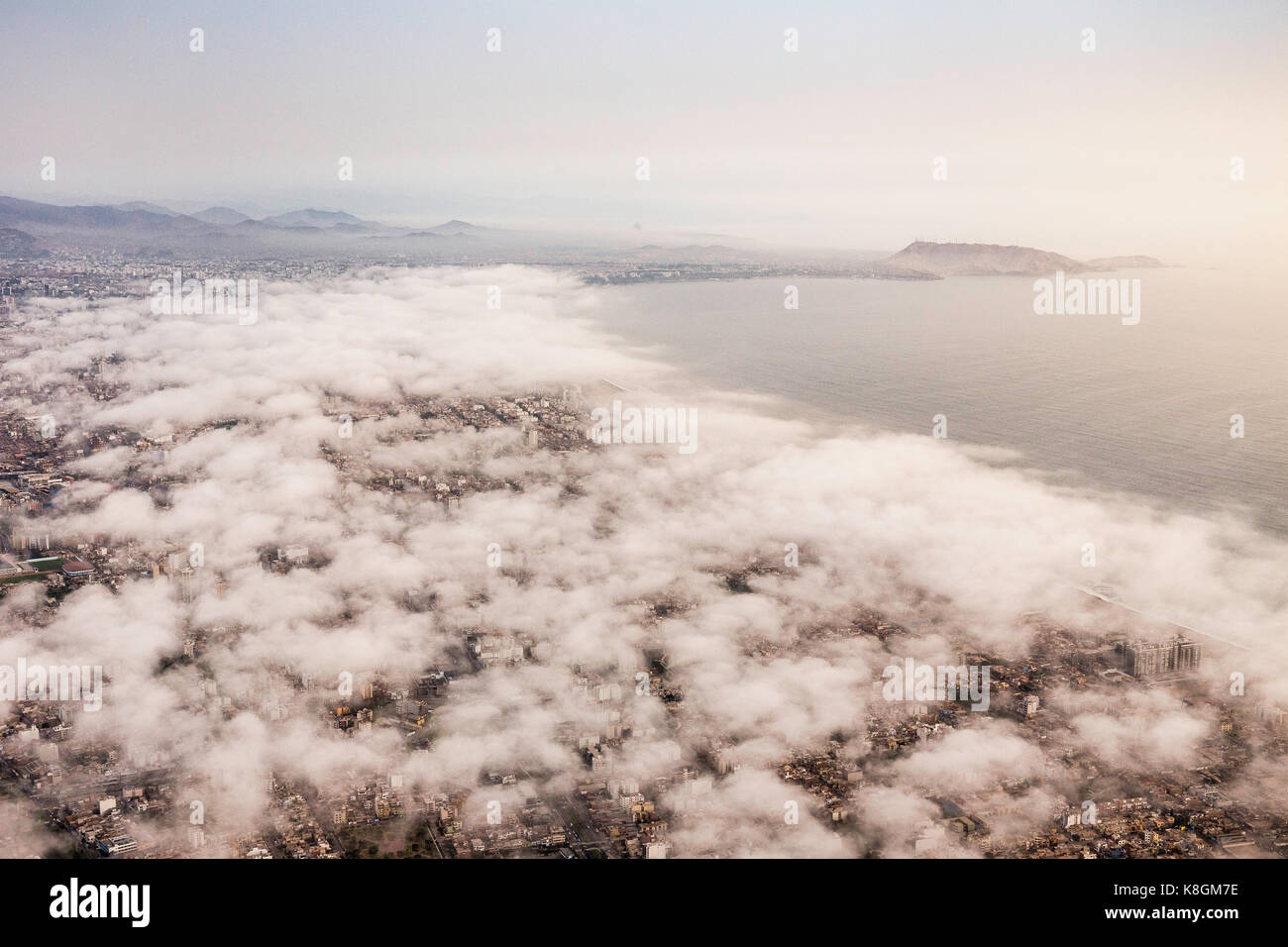 Aerial view of lima coast hi-res stock photography and images - Alamy