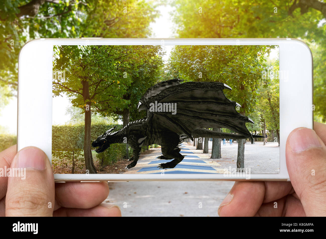 Machine Learning analytics identify person , cars technology , Artificial intelligence concept ...