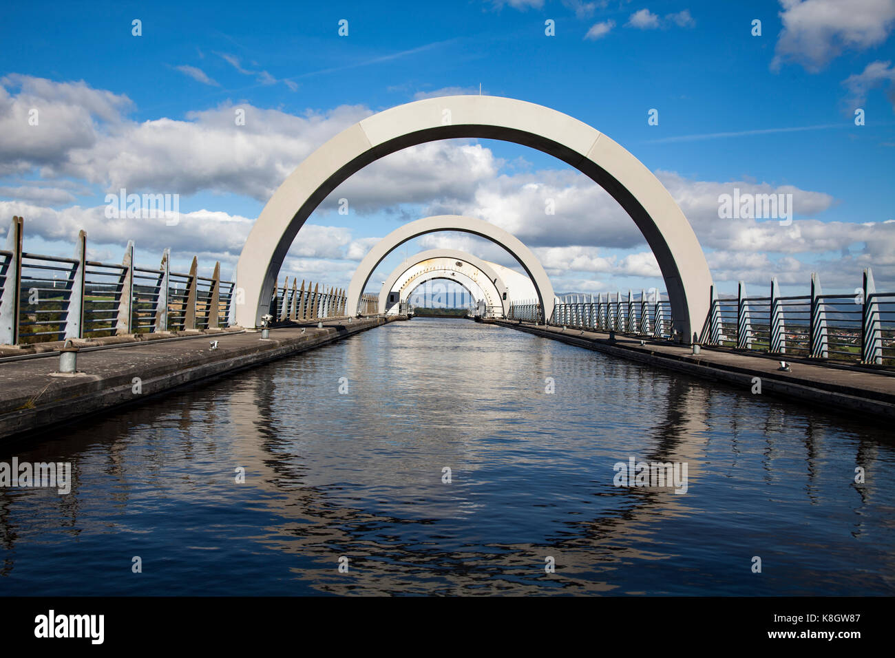 Falkirk wheel canal water waterway scotland engineering architecture ...
