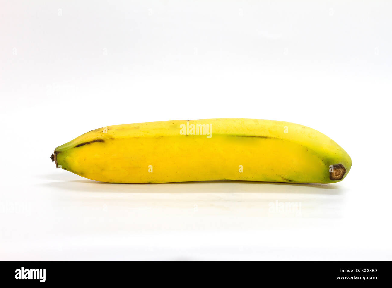 Close up banana isolated on white background Stock Photo - Alamy