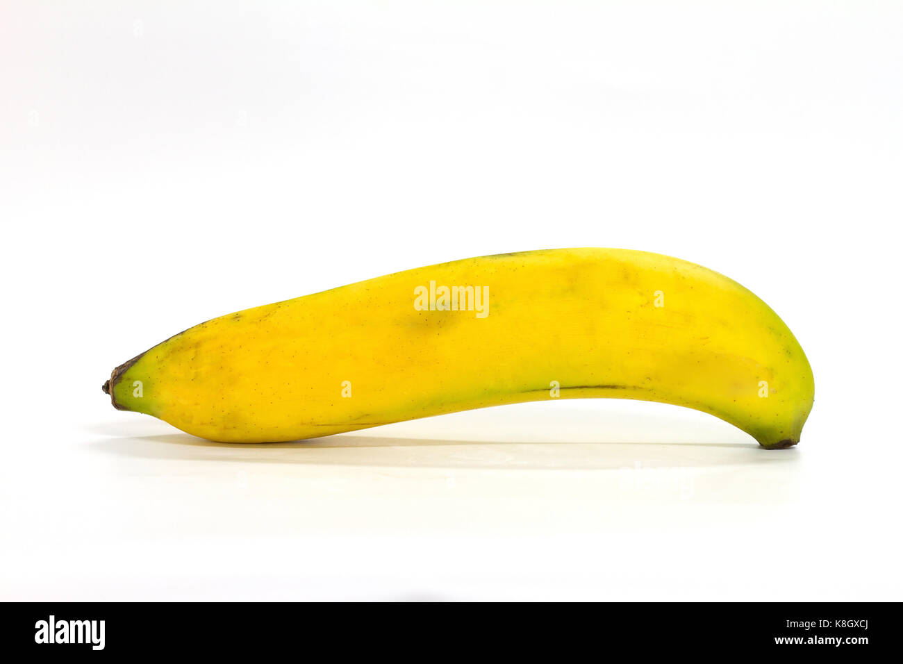 Close up banana isolated on white background Stock Photo - Alamy