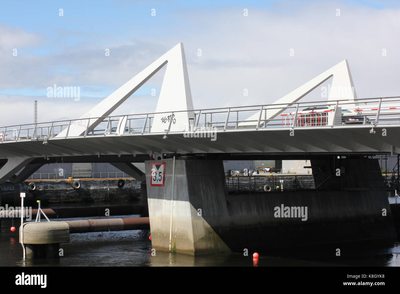 boats and bridge Stock Photo - Alamy