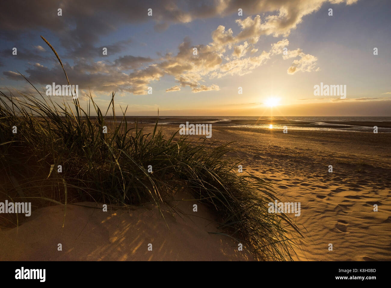 North Norfolk Sunset Stock Photo - Alamy