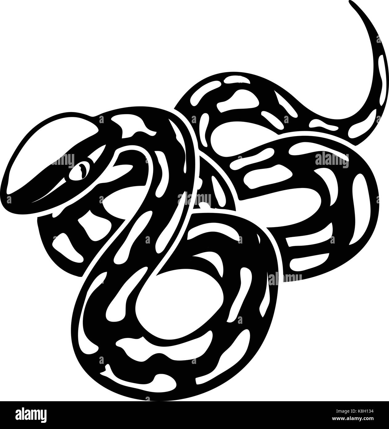 Texas snake icon, simple style Stock Vector Image & Art - Alamy