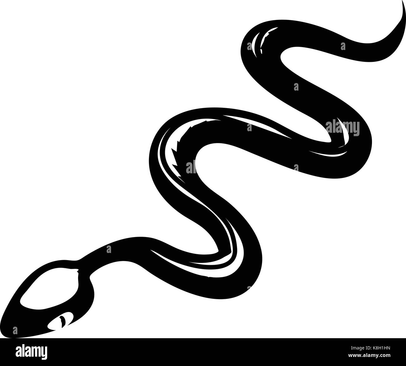 Tropical snake icon, simple style Stock Vector Image & Art - Alamy