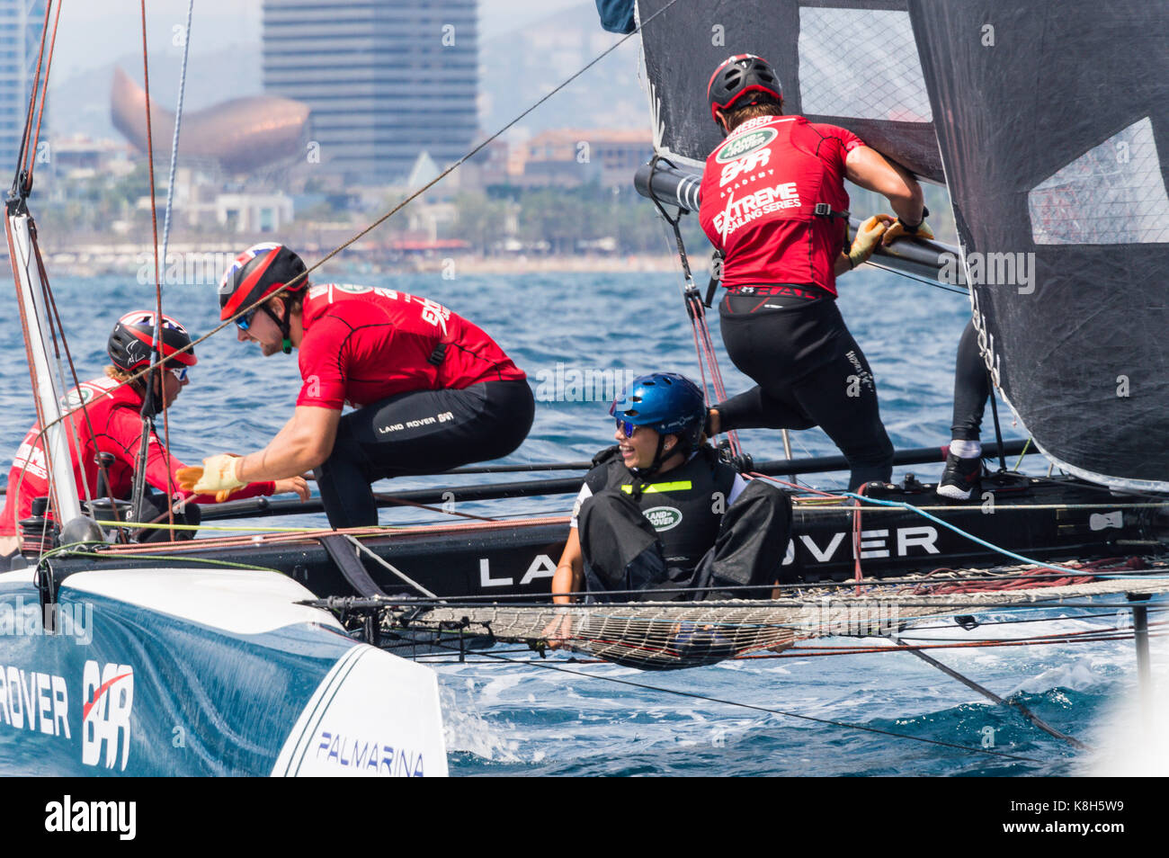 Racing Catamaran Close High Resolution Stock Photography and Images - Alamy