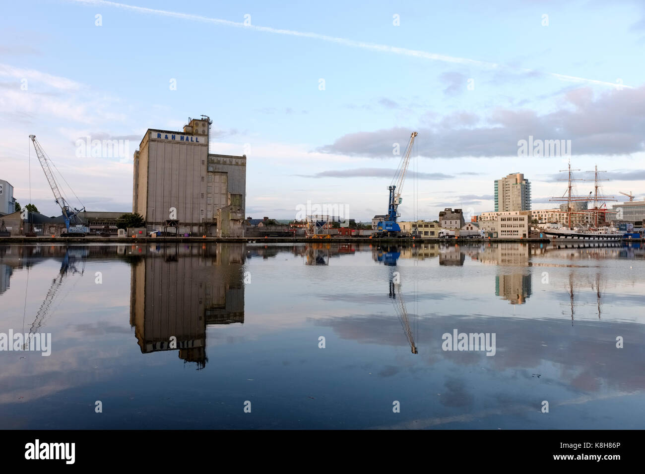 Docks at Cork Harbour, Ireland Stock Photo - Alamy