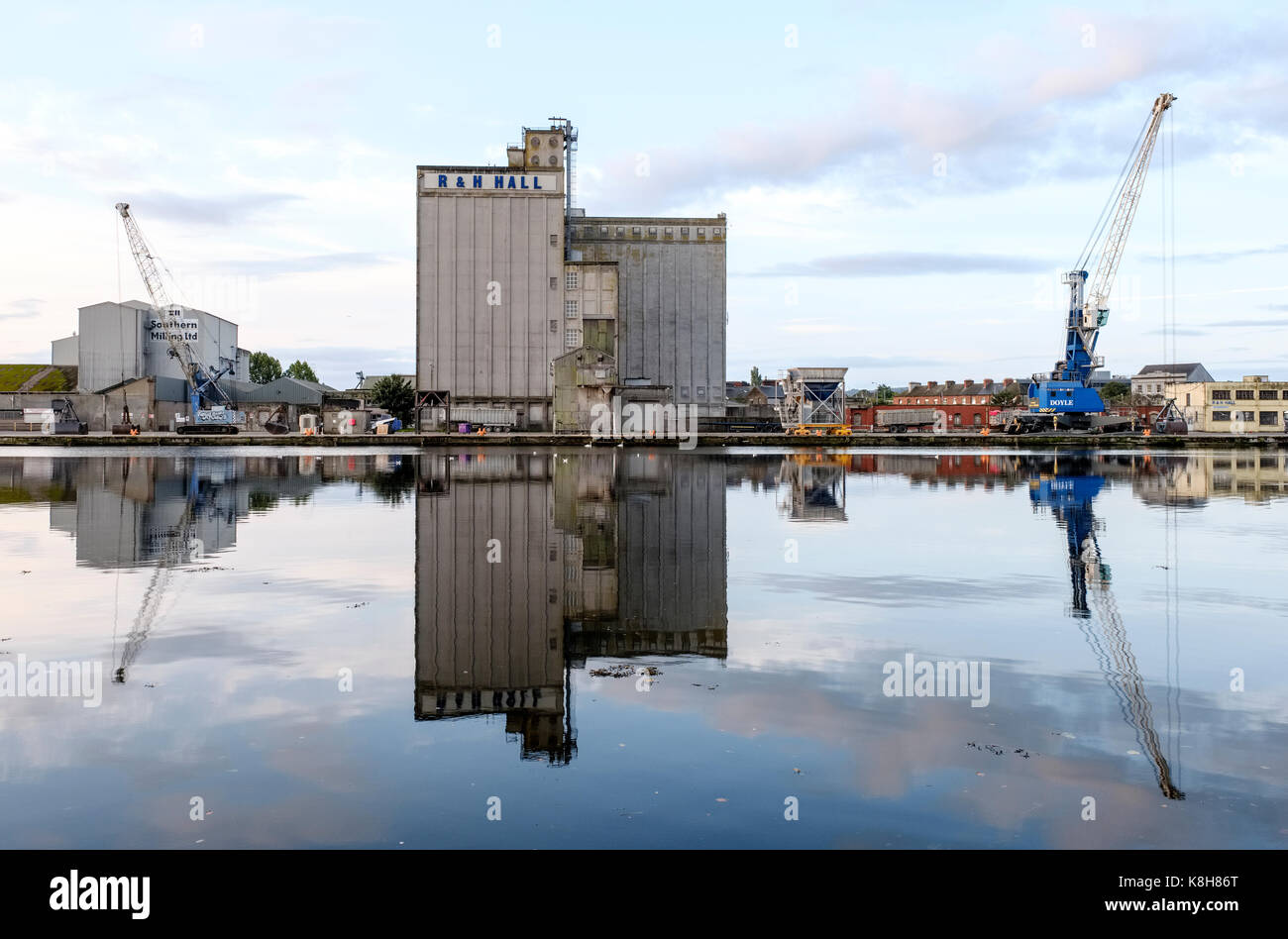 Docks at Cork Harbour, Ireland Stock Photo - Alamy