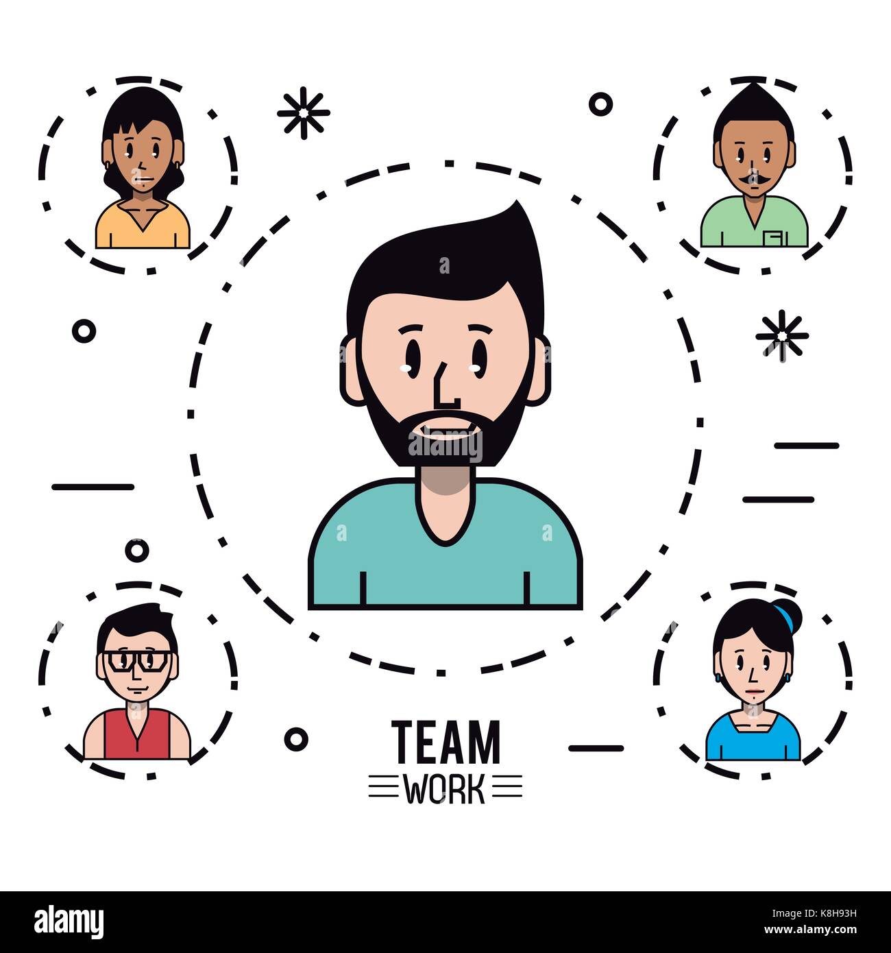 Young business teamwork cartoon Stock Vector Image & Art - Alamy
