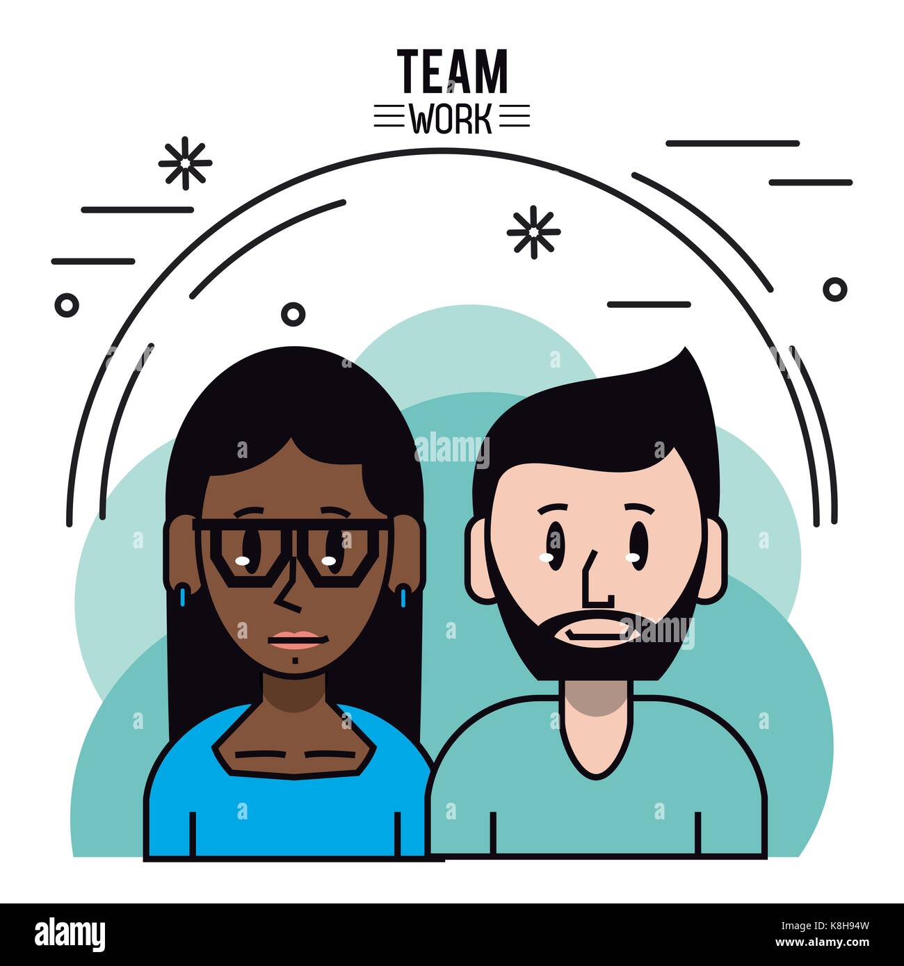 Young business teamwork cartoon Stock Vector Image & Art - Alamy