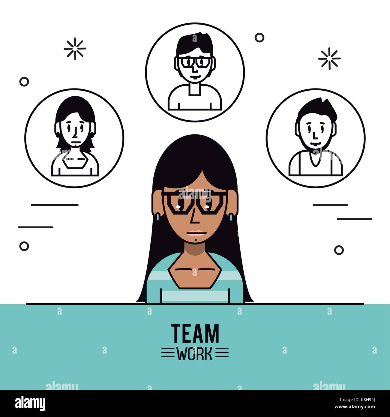 Young business teamwork cartoon Stock Vector Image & Art - Alamy